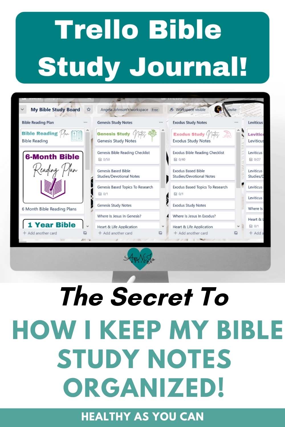 The Secret To How I Keep My Bible Study Notes Organized! | Healthy As ...