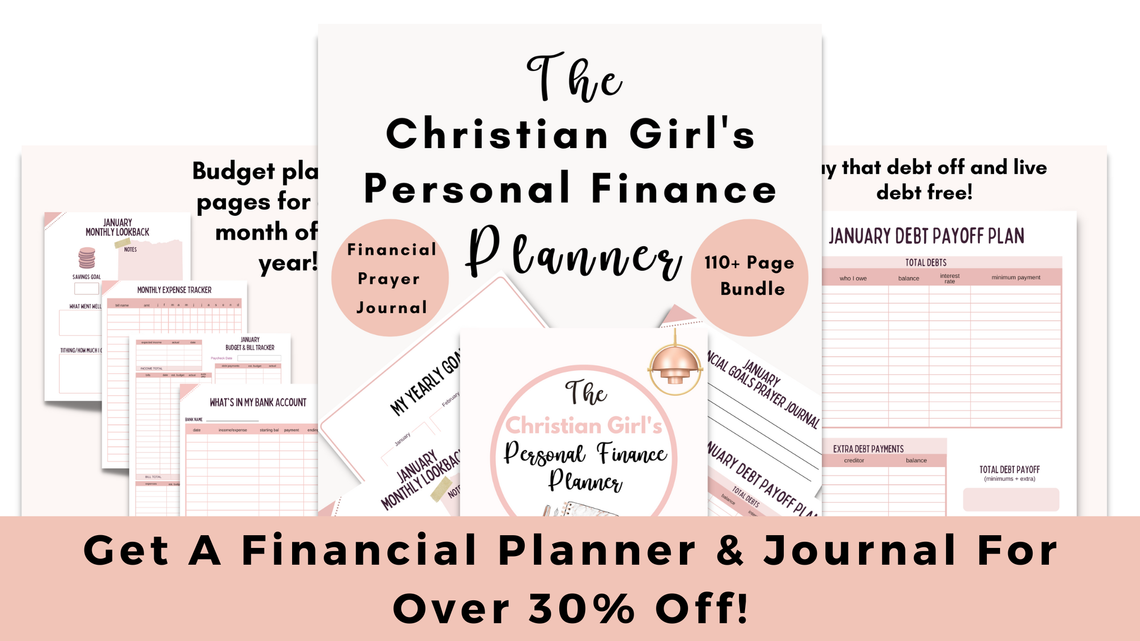 Christian Girl's Finance Planner & Journal -One Time Offer! | Healthy ...