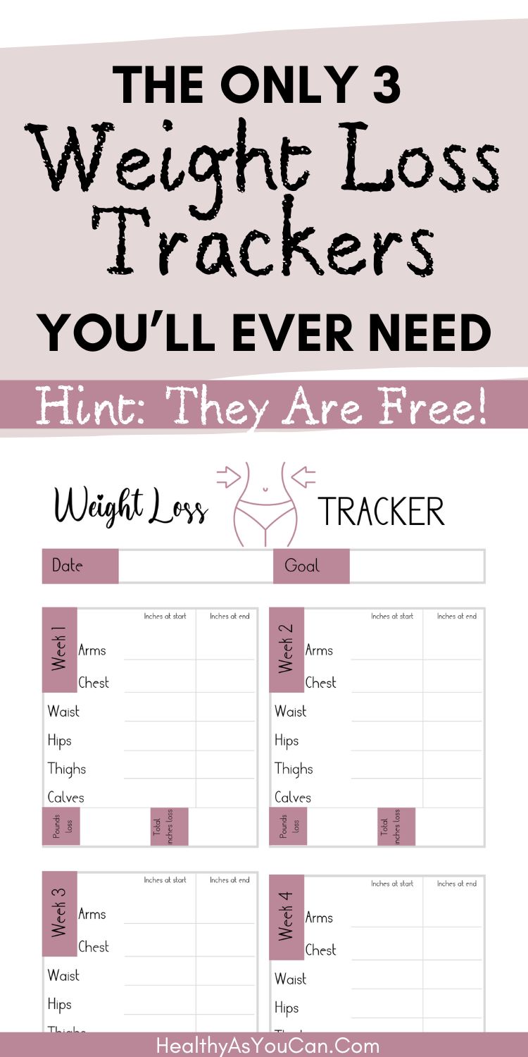 The Only 3 Weight Loss Trackers You Need If You Struggle to Stay ...