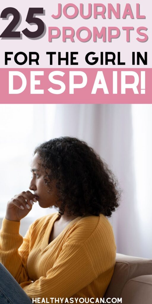 25 Journal Prompts for Women Struggling With Depression and Mental ...