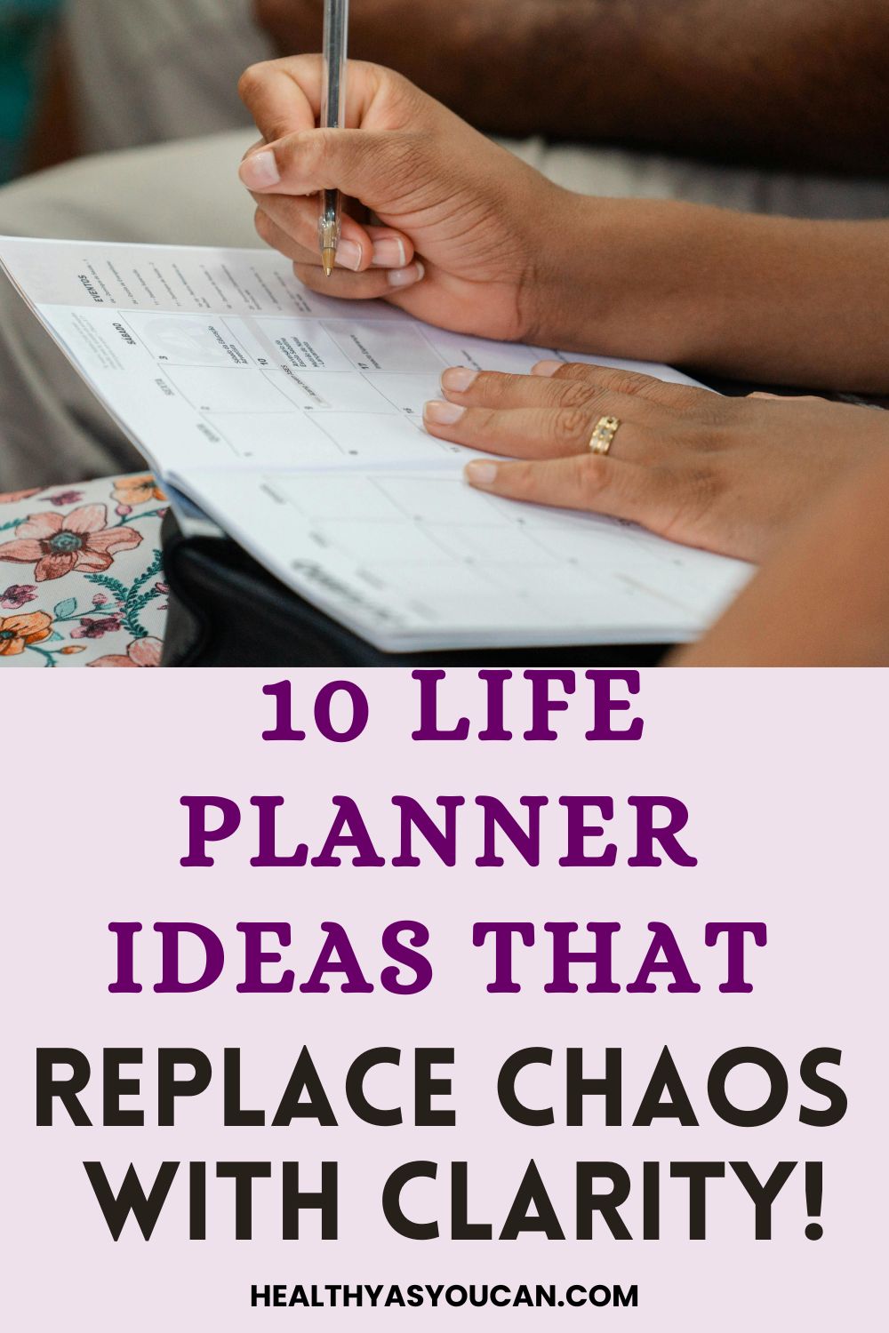 10 Life Planner Ideas For An Organized, Peaceful Week! | Healthy As You Can